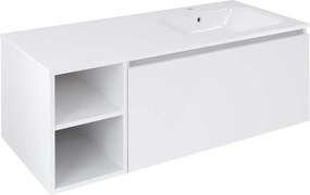 Sapho Lorea - Umyvadlová skříňka 120x46x52 cm, 1x zásuvka, pravá, matná bílá LE090-3131-R-04