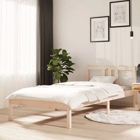 Rám postele masivní dřevo 90 x 200 cm