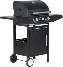 CH Zahradní plynový gril se 3 hořáky 8,1 kW - černá