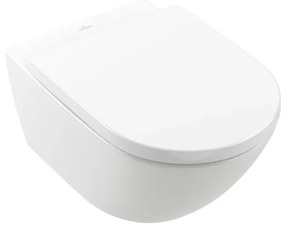 Villeroy & Boch Subway 3.0 - Combi Pack WC závěsné TwistFlush + sedátko s poklopem SoftClosing, alpská bílá 4670TS01