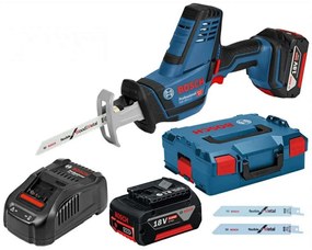 Bosch Nářadí - 18V AKU mečová pila, 2x aku 5,0 Ah Li-Ion, nabíječka 06016A5002