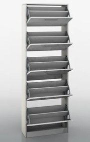 Casarredo Botník GIZMO 5 bílá/bílý lesk