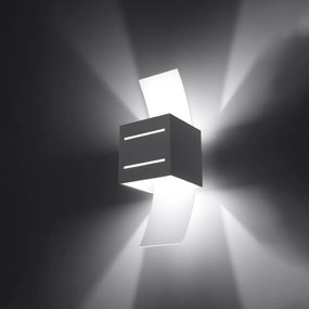Sollux Lighting Nástěnné svítidlo LORETO šedé