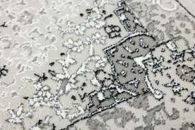 Koberec LAVO Ornament 1 šedý / krémový