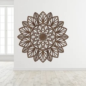 Dřevěná mandala na zeď. Dekorace z přírody Lotus I SENTOP HDF0255
