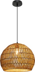 Costway Pletené závěsné svítidlo Boho stropní svítidlo