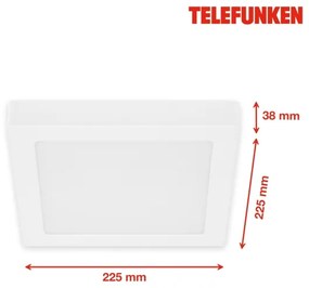 Telefunken 309606TF - LED RGBW Stmívatelné svítidlo LED/18W/230V Wi-Fi Tuya