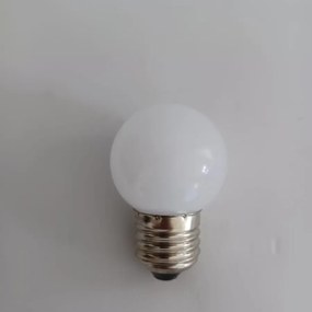 LED žárovka ledově bílá, patice E27, 12 diod