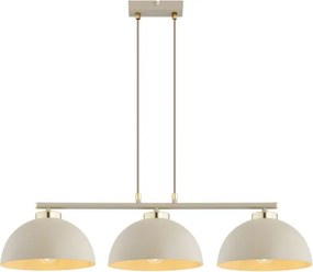 Brilagi - Lustr na lanku MOON 3xE27/60W/230V béžová/zlatá