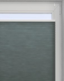 Plisé roleta na míru Honeycomb barva šedá látka poloprůhledná