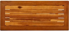 Zahradní konzolový stolek 80x35x75 cm masivní akáciové dřevo 316405