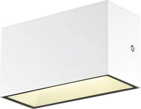 LA 1005153 SITRA M WL UP/DOWN venkovní LED nástěnné přisazené svítidlo, bílé CCT switch 3000/4000 K - BIG WHITE (SLV)