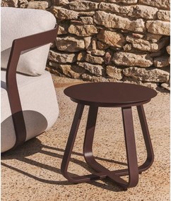 Kovový kulatý zahradní stolek ø 48 cm Tamaris – Kave Home