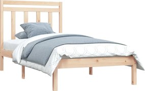 vidaXL Rám postele masivní dřevo 90 x 190 cm Single [3105217] Barva: Přírodní