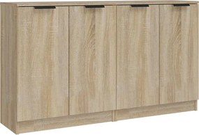 Příborníky 2 ks dub sonoma 60 x 30 x 70 cm kompozitní dřevo 3115774