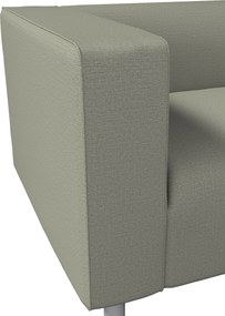 Potah na pohovku IKEA  Klippan 2-místná barva šedá látka pletený vzor