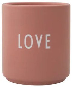 Favourite Cup růžová (LOVE) Design Letters