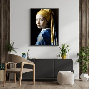 Dívka s perlou inspirace Jan Vermeer