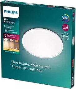 Philips Clear 15W 25cm bílá / Přisazené svítidlo / LED / 1300lm / 2700