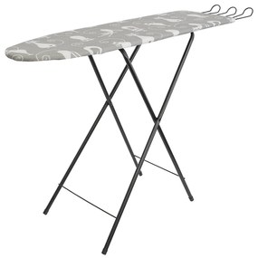 Erga Model Irit Black, žehlící prkno 120x30x80 cm, černá-vícebarevné, ERG-SEP-10DESIRITBLA
