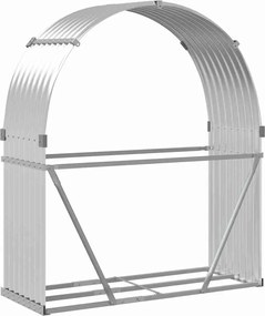 vidaXL Stojan na dřevo 120 x 45 x 140 cm pozinkovaná ocel [364551] Barva: Vzhled dřeva