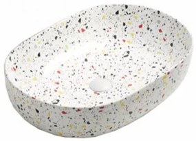 Keramické umyvadlo LILI, bílá, 60 cm
