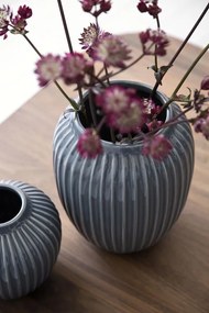 KÄHLER Keramická váza Hammershøi Anthracite Small, šedá barva, keramika