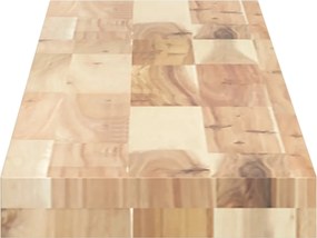 Plovoucí police 3 ks 140 x 20 x 4 cm neošetřené akáciové dřevo 3279437