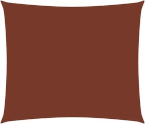 vidaXL Stínící plachta oxfordská látka obdélníková 3,5x4,5 m [135104] Barva: Cihlová
