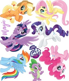 Samolepka na zeď "My Little Pony 4" 60x70cm