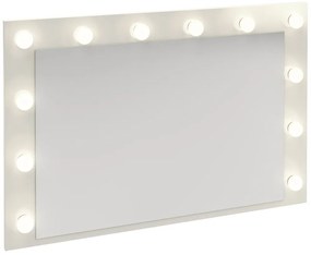 Zrcadlo s LED osvětlením REL LS | 89,8 cm | bílá | lamino o síle 18 mm