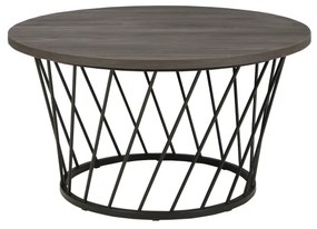 MAXIVA Konferenční stolek - OTOMAN, dub denver grafitový/černá