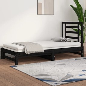 vidaXL Výsuvná postel 2x (90 x 200) cm masivní borovice [3108605] Barva: Přírodní