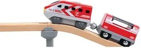 Hape Lokomotiva Intercity na baterie červená / od 3 let