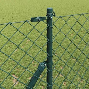 Oplocení na řetězcích se upevňuje na zem 10 x 1,5 m Zelená 3351080