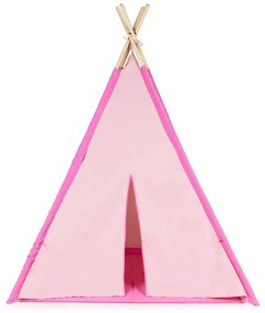 ECOTOYS Indiánský stan teepee, růžový vigvam pro děti 8194P