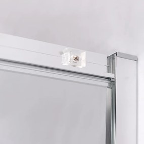 BPS-koupelny Asymetrický sprchový kout MAJA CH L 115x85 cm levý, chrom/transparent v setu s hlubokou sprchovou vaničkou