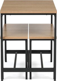 Jídelní stůl s lavičkami AUT-G1175 OAK