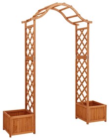 Zahradní pergola s truhlíky masivní jedle 316388
