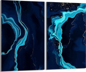 Skleněná ochranná deska na sporák 2x30x52 Mramor Do Kuchyně