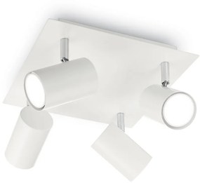 Bodové stropní svítidlo Ideal Lux Spot PL4 bianco 156774 4x50W bílé