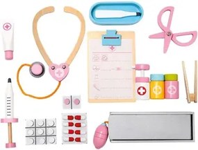 Bino Lékařský set v dřevěném kufříku / od 3 let