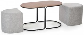 Set konferenční stolek a taburety PAMPA Halmar