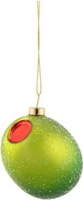 Skleněná vánoční ozdoba 7 cm Olive – Sass &amp; Belle