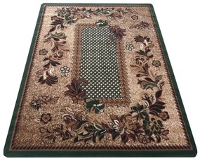 Stylový koberec v zelené barvě Šířka: 150 cm | Délka: 210 cm
