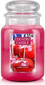 Candy Apples – Country Candle – velká vonná svíčka se dvěma knoty
