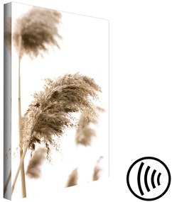 Obraz Suchý vítr (1-dílný) svislý - krajina rostlin v boho stylu