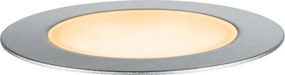 P 94721 Plug & Shine LED zemní svítidlo Floor samostatné svítidlo neláká hmyz IP67 2200K 2W stříbrná - PAULMANN