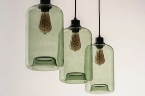 Závěsné designové svítidlo nad jídelní stůl Bottle Green