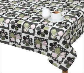 Ubrus DANA patchwork - 70x70 cm